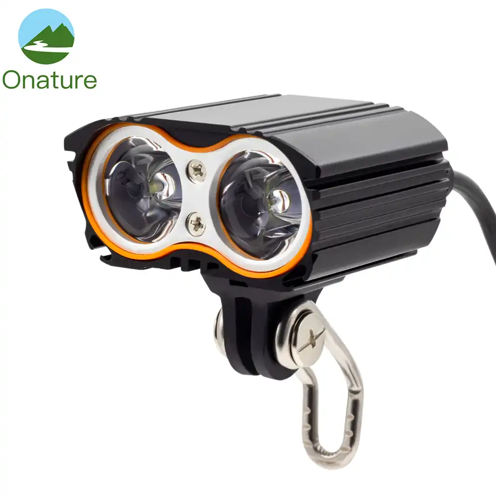 Onature e bike light headlight 85 lux input DC 12V 36V 48V 60V ebike ...
