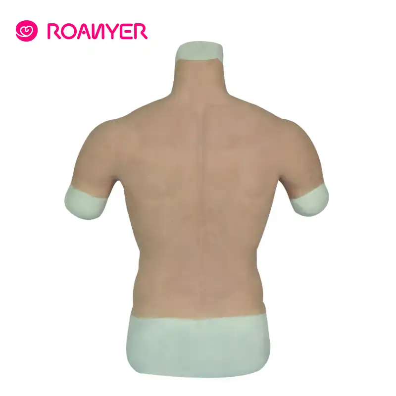 ROANYER Realistic fake muscle Belly Macho Realistic Silicone Artificial ...