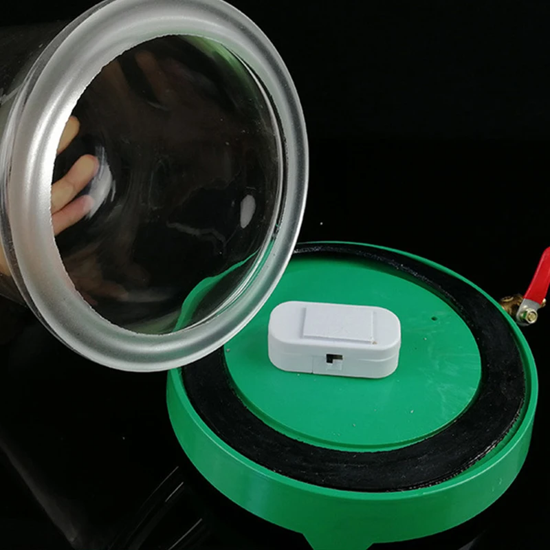 Vacuum Hood Suction Disc Bell in Vacuum Laboratory Plastic Jar Sound ...