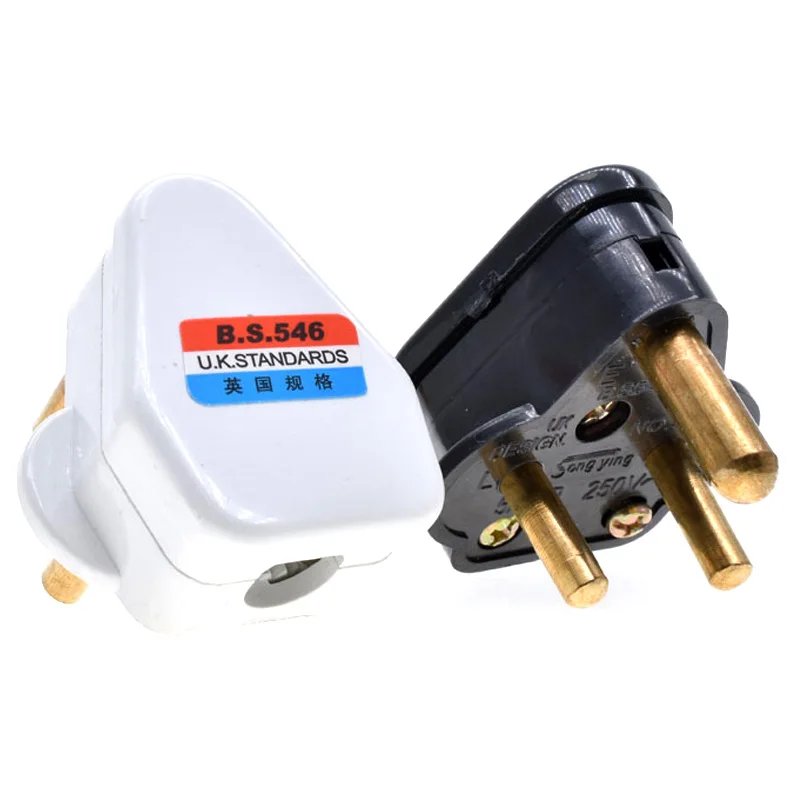 New-5A-15A-India-South-africa-Wiring-power-cord-plug-BS546-removable ...