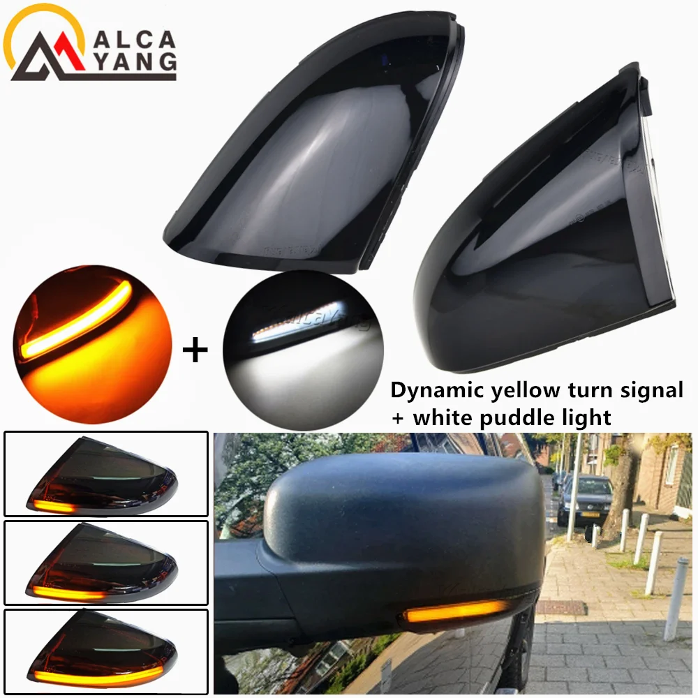 Rearview-Flashing-Sequential-Turn-Signal-Light-Directional-Mirror-Lamp ...