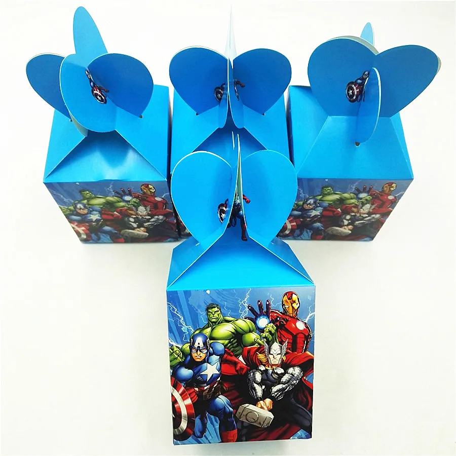 Avengers Candy Box Cartoon Birthday Party Decoration Theme Party ...