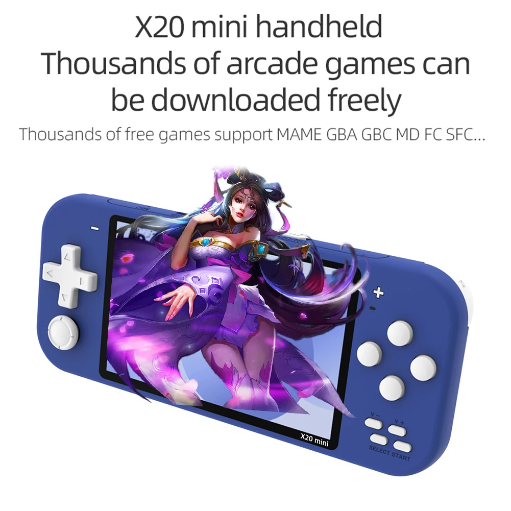 Jual Retro Video Gaming Console Built In 3000 Games Handheld Portable 4