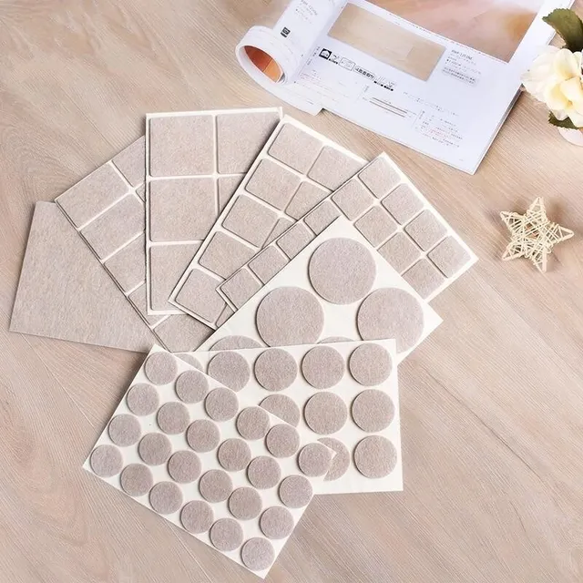 1Lot Puha Slip Mat Bútor Láb Nem Csúszás Szőnyegen Filc Párnák Kanapé ...