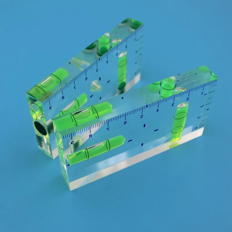 Ultra-transparent-Mini-Spirit-Level-Bubble-Ruler-Inclinometer-Measuring ...