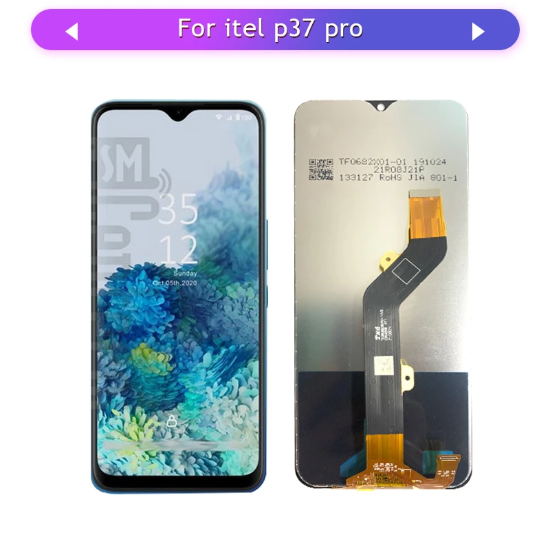 For Itel P37 Pro Full Lcd Display Assembly Complete Touch Screen ...
