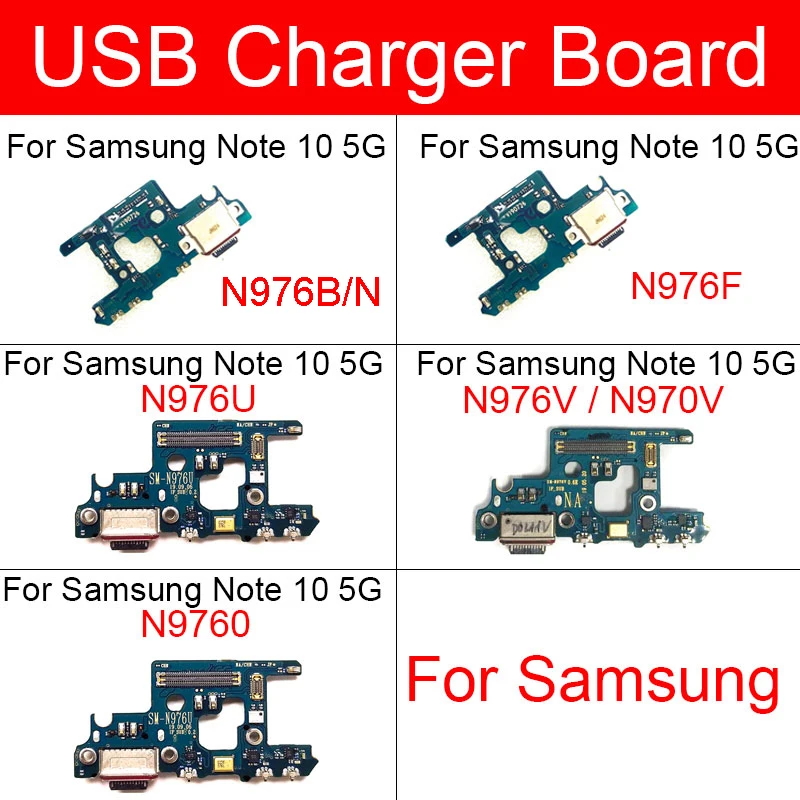 USB Charging Port Jack Board For Samsung Galaxy Note 10+ Plus Lite ...