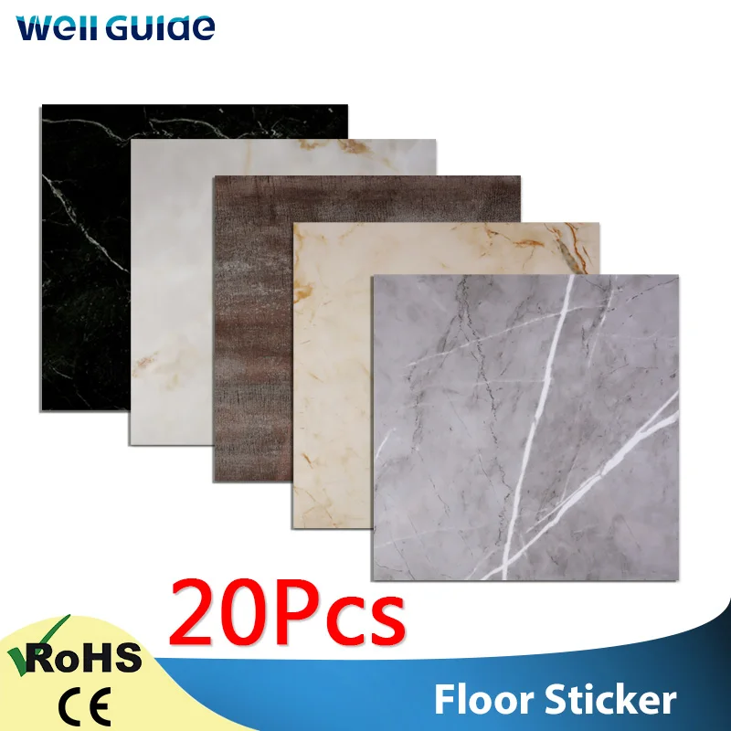 20Pcs-Muurstickers-Zelfklevende-Waterdicht-Marmer-Pvc-Vloer-Sticker ...