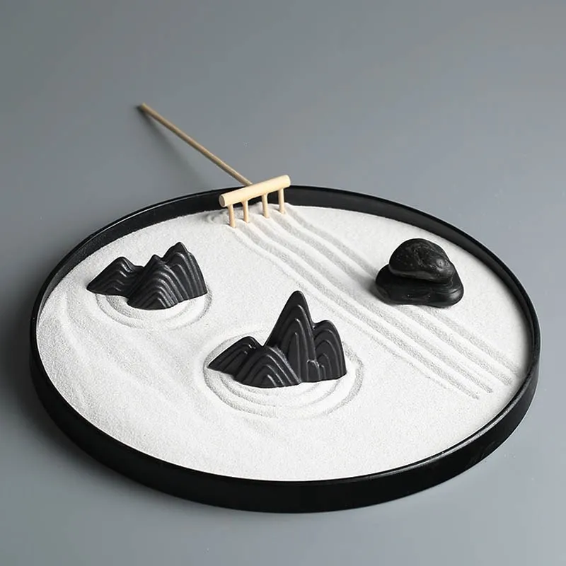 Zen Dry Landscape Decoration Japanese Creative Home Living Room Coffee ...