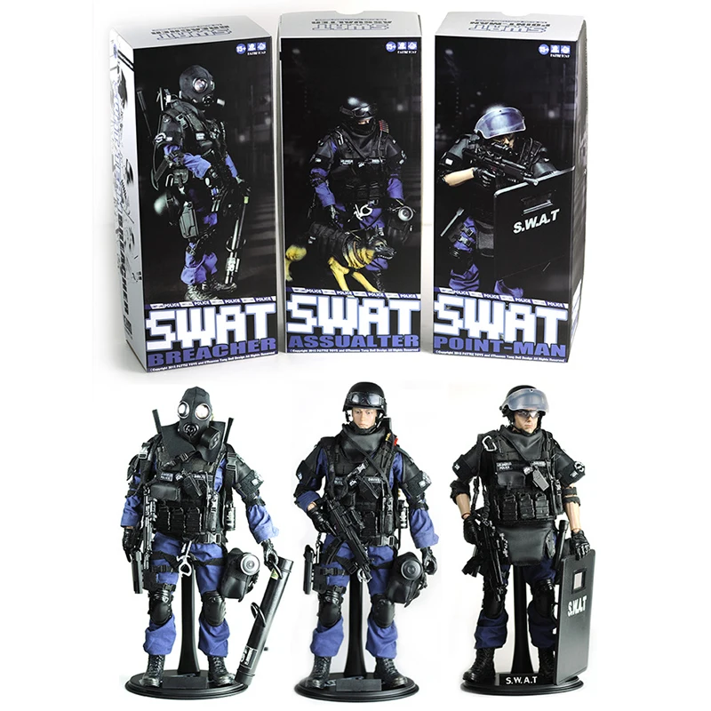 Figurine-des-Forces-Sp-ciales-Collectionner-Soldat-de-l-quipe-SWAT-Jouets-en-PVC-Articulations ...