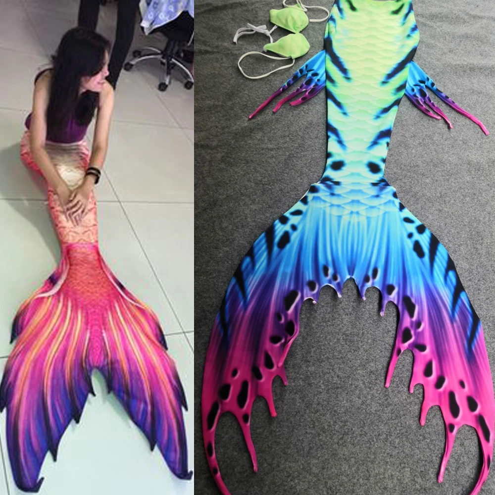 Customized-Mermaid-Tails-Adult-Women-swimsuit-children-Mermaid-tail ...