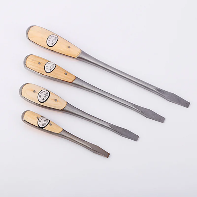 6/8/10/12" Slotted Screwdriver Knockable Flat-blade Screwdrivers High ...