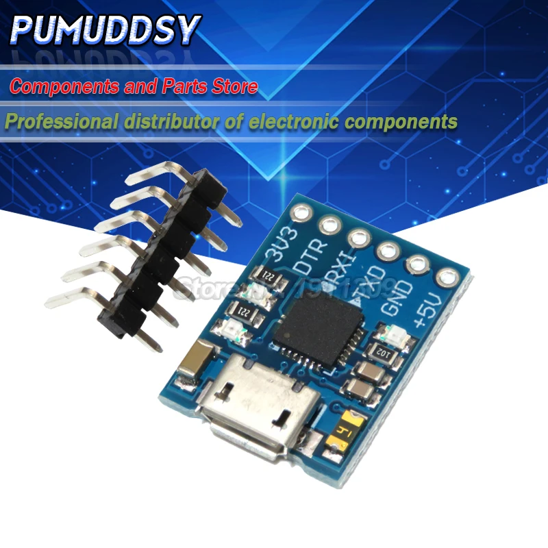 I41-CJMCU-CP2102-USB-to-UART-TTL-Module-6Pin-Serial-Converter-UART-STC ...