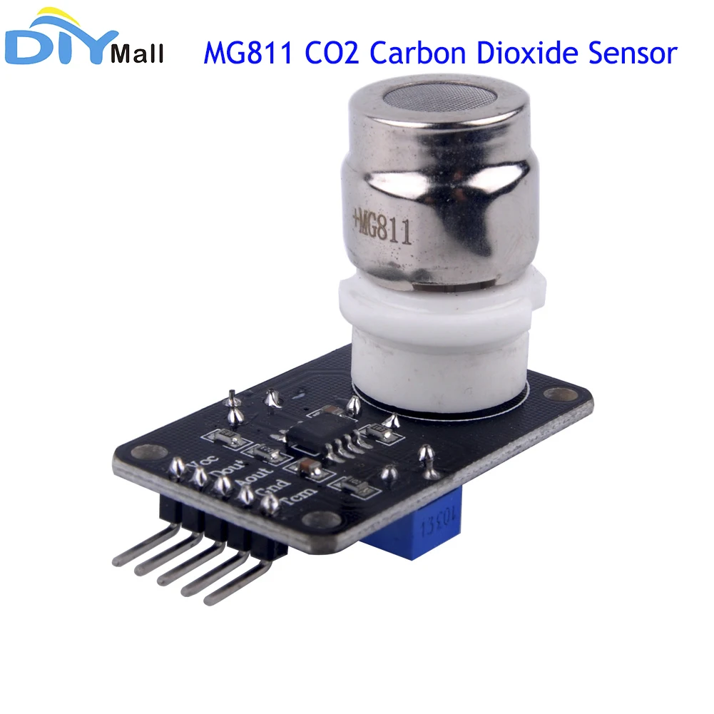MG811 Carbon Dioxide Gas CO2 Sensor Module Detector With Analog Signal ...