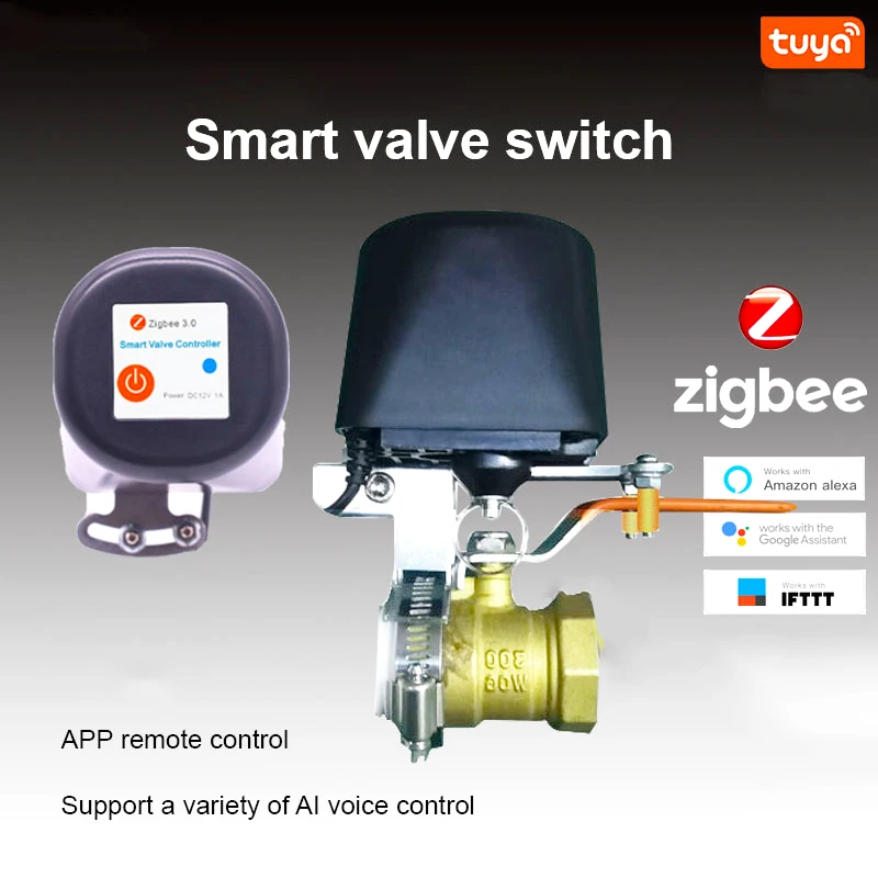 Smart Home Water Valve System Zigbee Valve Automation Water/Gas Valve ...