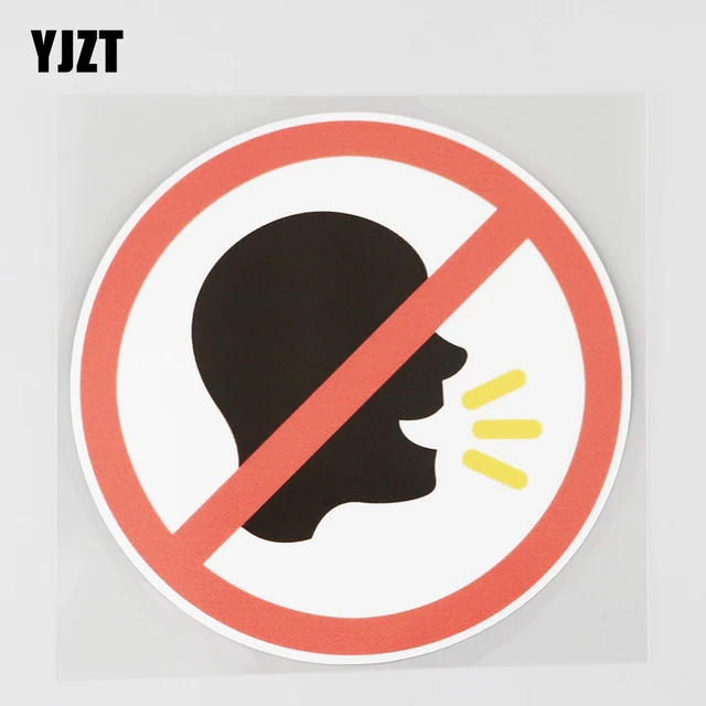 No Loud Talking Sign