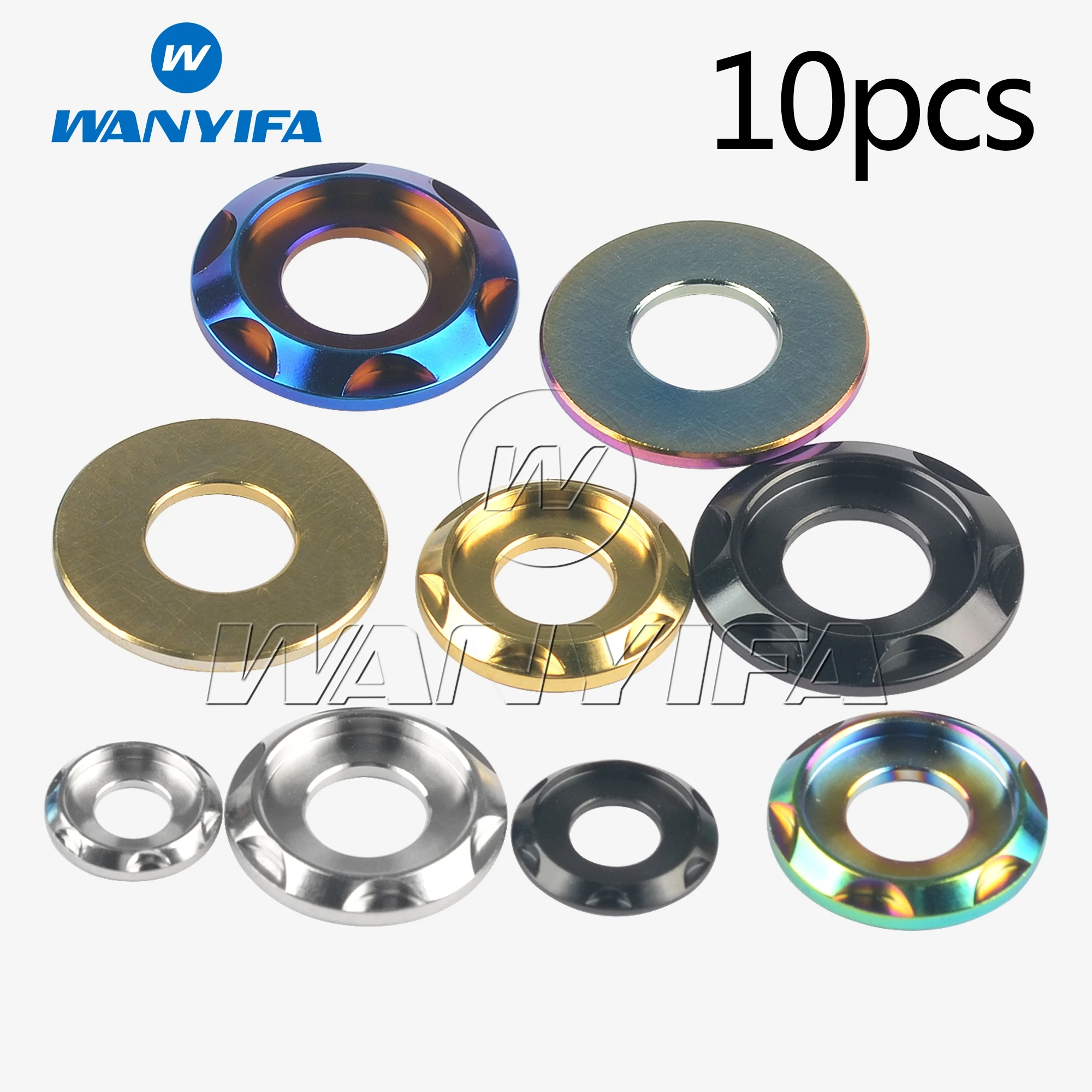Wanyifa-Anilhas-de-tit-nio-Ti-para-moto-e-carro-juntas-decorativas-M5 ...