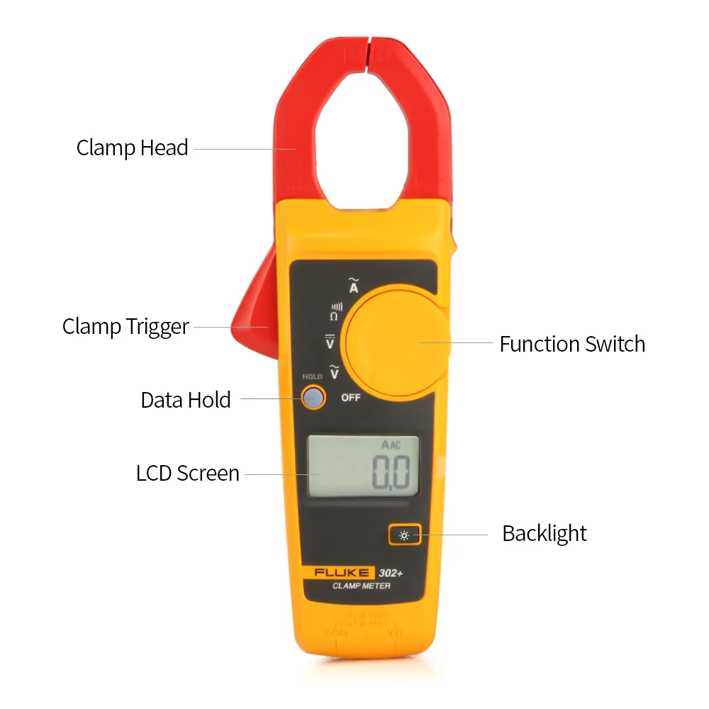 Digital Multimeter Clamp Multimeter Universal Meter Clamp Ammeter AC/DC ...