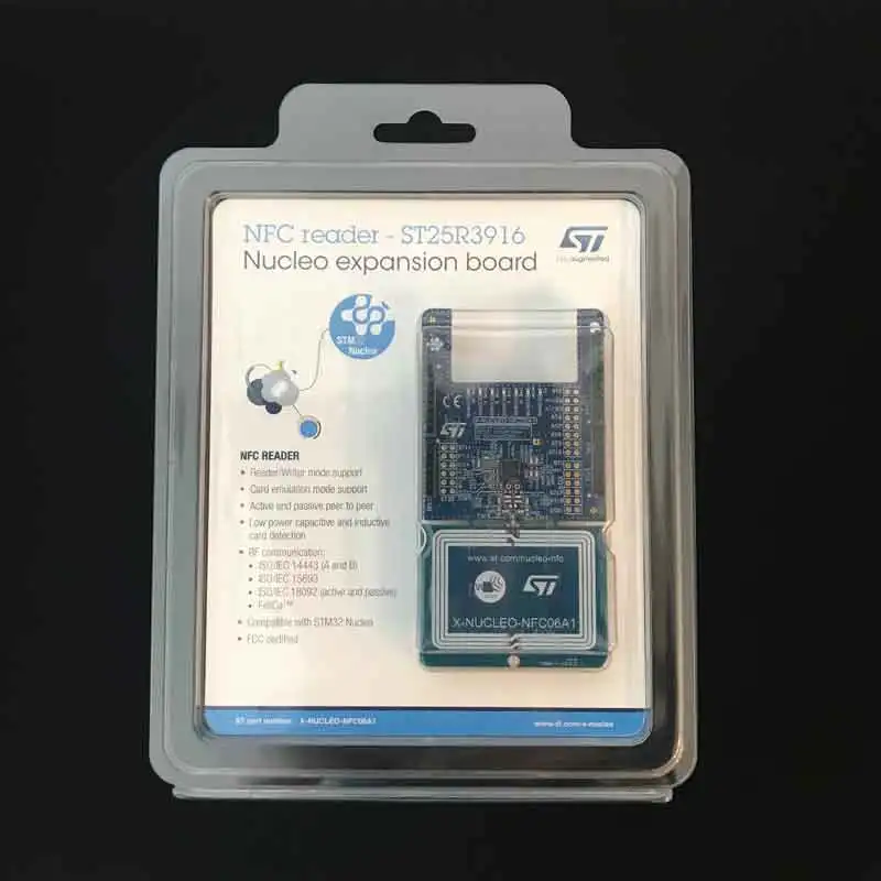 1 pcs x X NUCLEO NFC06A1 NFC 카드 리더 확장 보드 STM32 및 STM8 Nucleos 용 ST25R3916 기반|반도체 집적회로| - AliExpress
