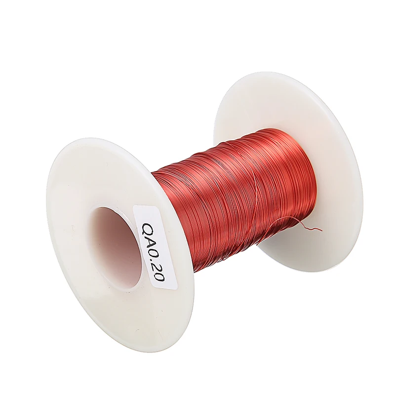 100m Red Magnetic Wire 0.2mm Qa Enameled Copper Wire Magnetic Coil ...