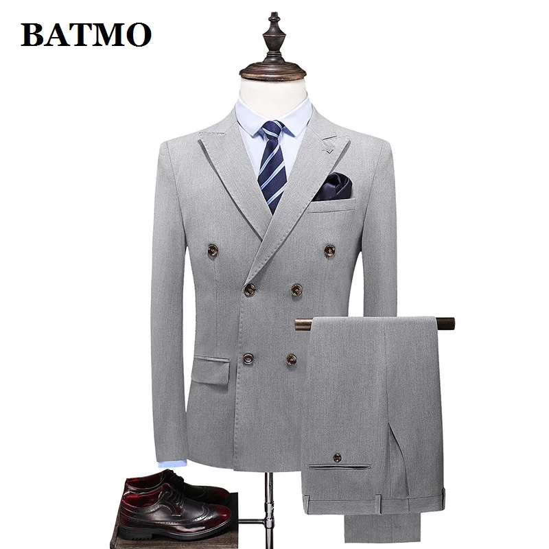 BATMO-2021-new-arrival-Double-Breasted-casual-suits-men-wedding-dress ...
