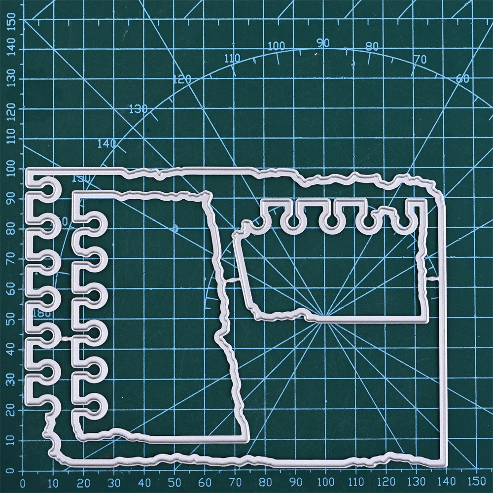 Notebook Notes Metal Cutting Notepaper Knife Mold Scrapbooking ...