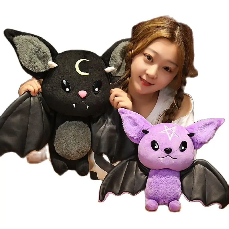 Creative Cartoon Bat Plush Toy Dark Elf Cute Bat Baby Soft Personality ...