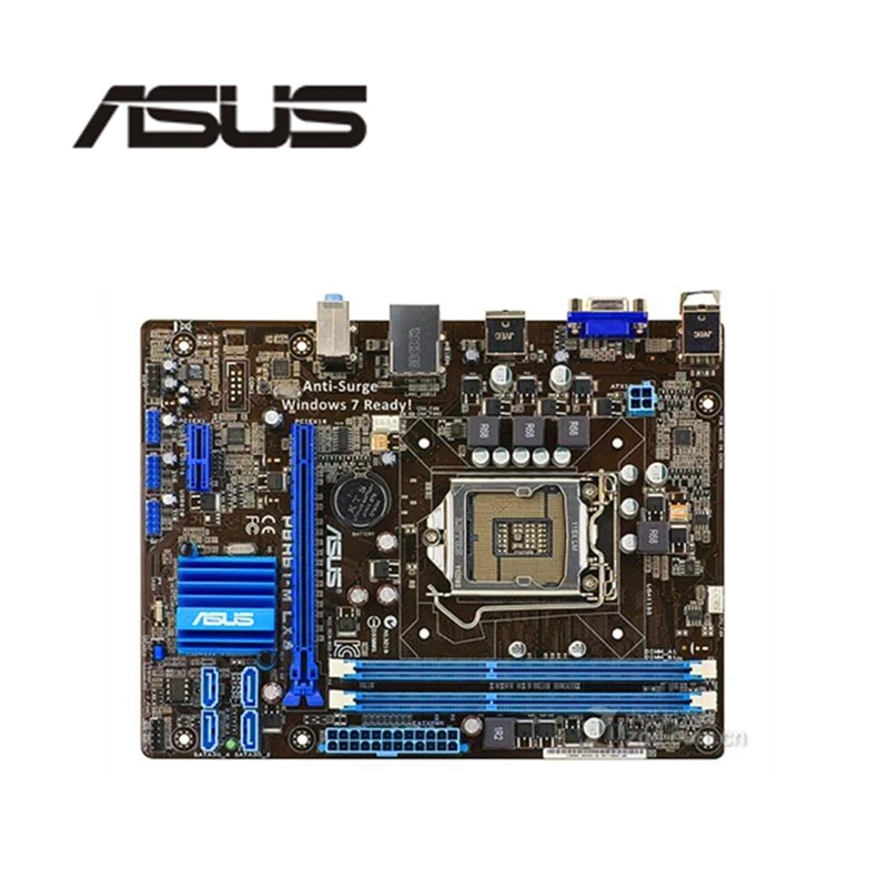 ASUS P8H61 M LX3 용 컴퓨터 마더보드, LGA 1155 DDR3, 인텔 H61 P8H61 데스크탑 메인보드 ...