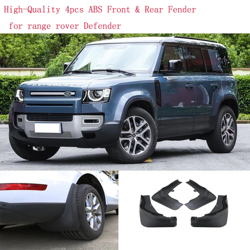 ABS Black For Land Rover Defender 110 130 2020 Car Mudguard