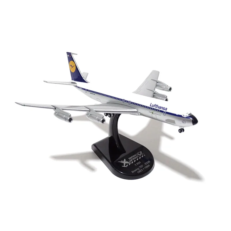 1-300-Scale-B707-330B-Planes-Model-Airplanes-Lufthansa-LUFTPOST ...