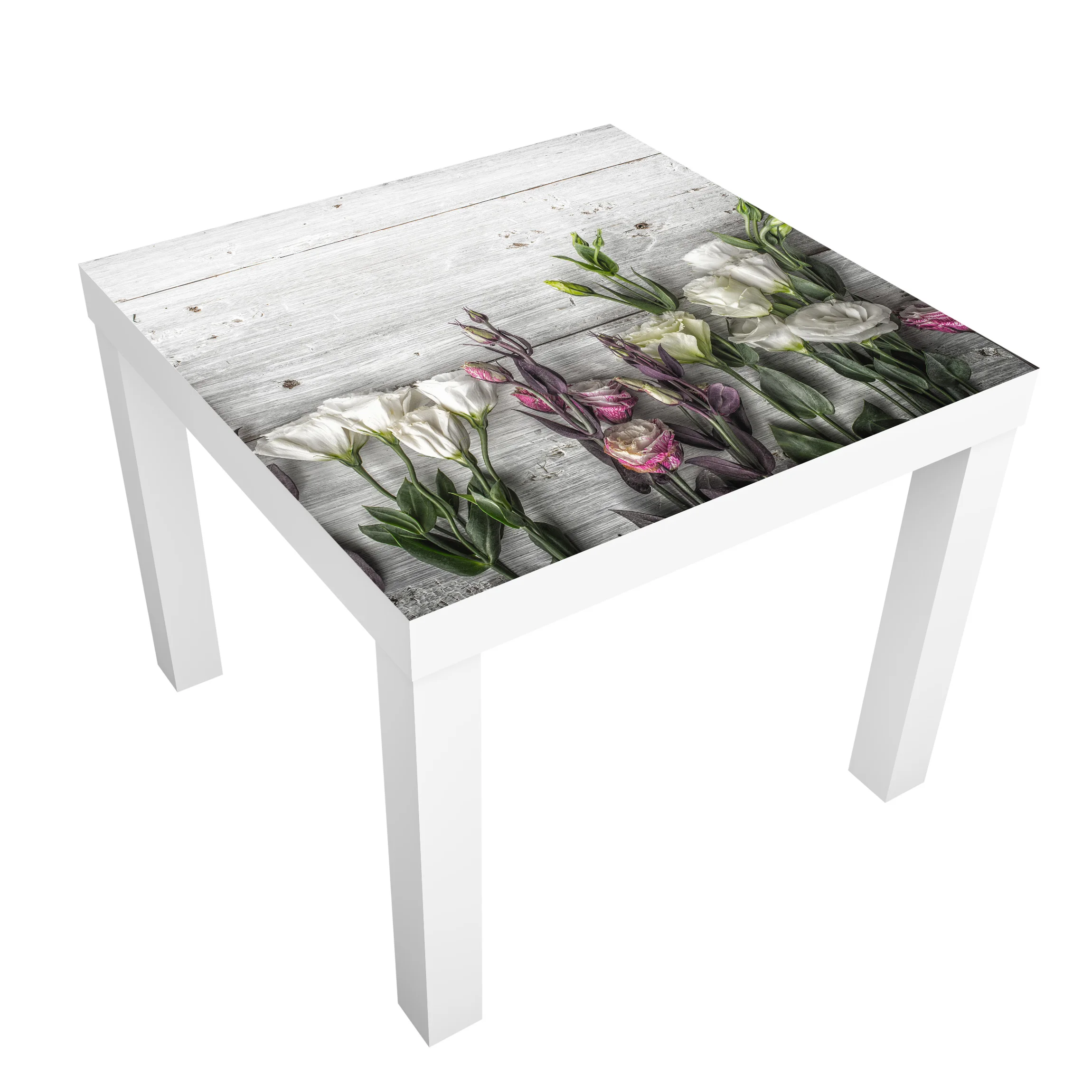 3D-Art-Table-Sticker-Flower-On-Wood-Table-Cover-Wallpaper-mural-Wall ...