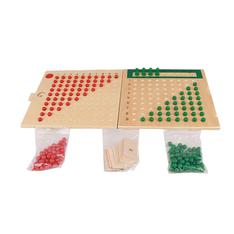 Montessori Educational Wooden Toy Multiplication And Division Beads ...