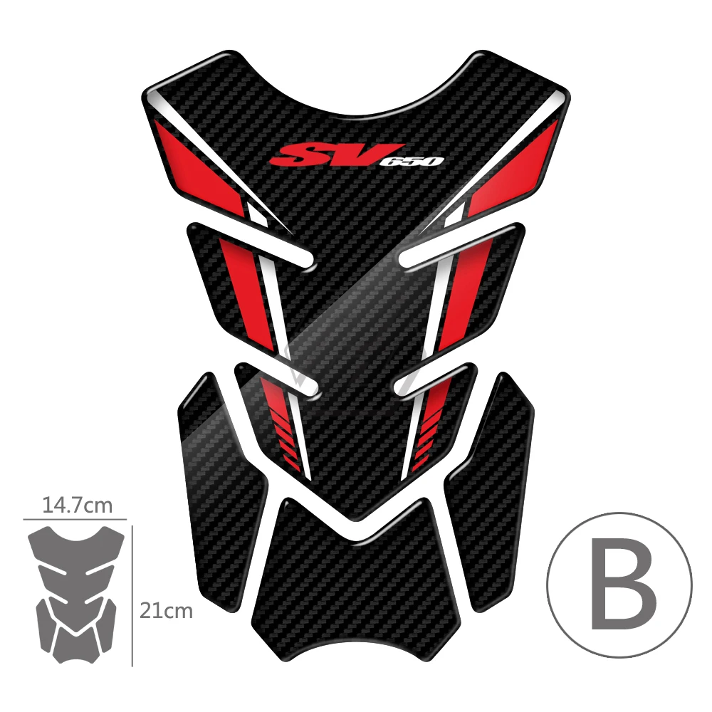 Other Motorcycle Parts - For Suzuki SV650 SV650S SV650X 3D Carbon-look ...