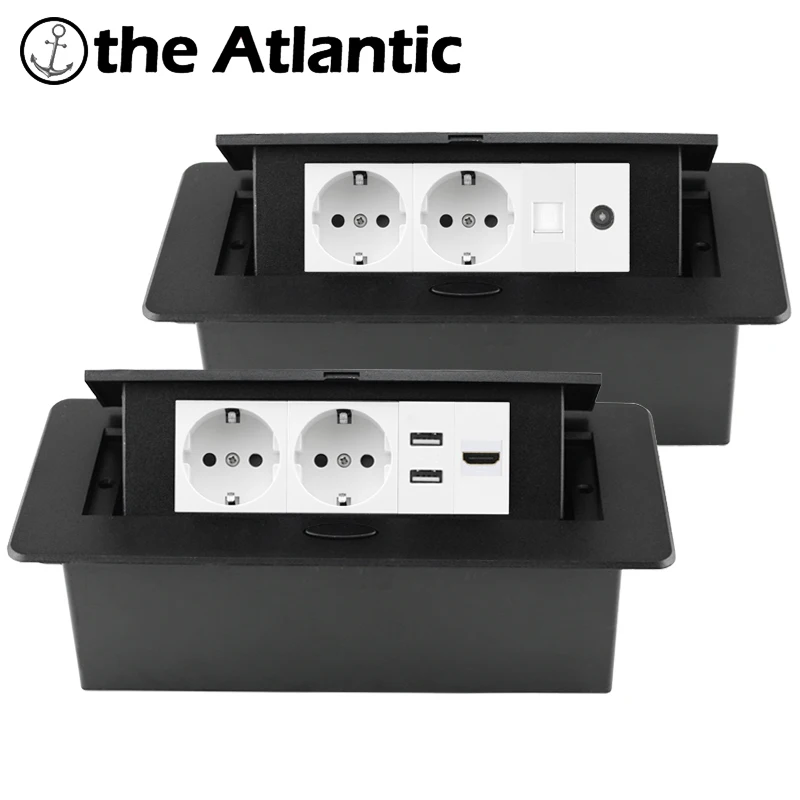 EU-Desktop-Socket-Recessed-Power-Strip-Socket-USB-Charger-RJ45-TV-HDMI ...