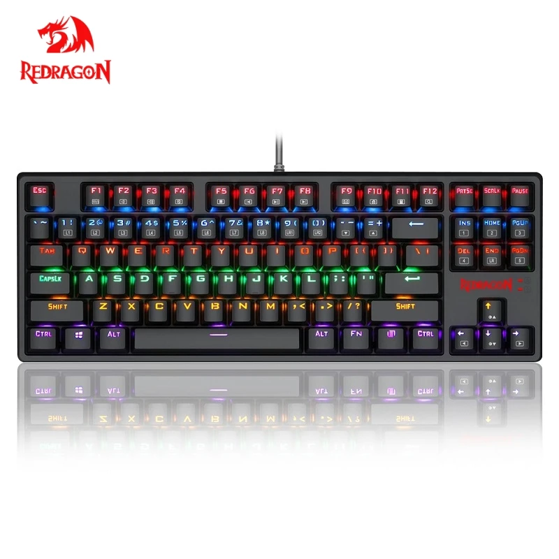 Redragon Daksa K576 Rainbow Usb Mechanical Gaming Keyboard Blue Switch ...