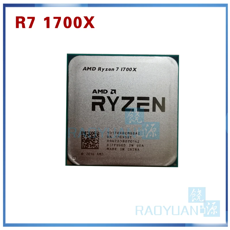 AMD Ryzen 7 1700X R7 1700X 3.4 GHz Eight-Core CPU Processor ...
