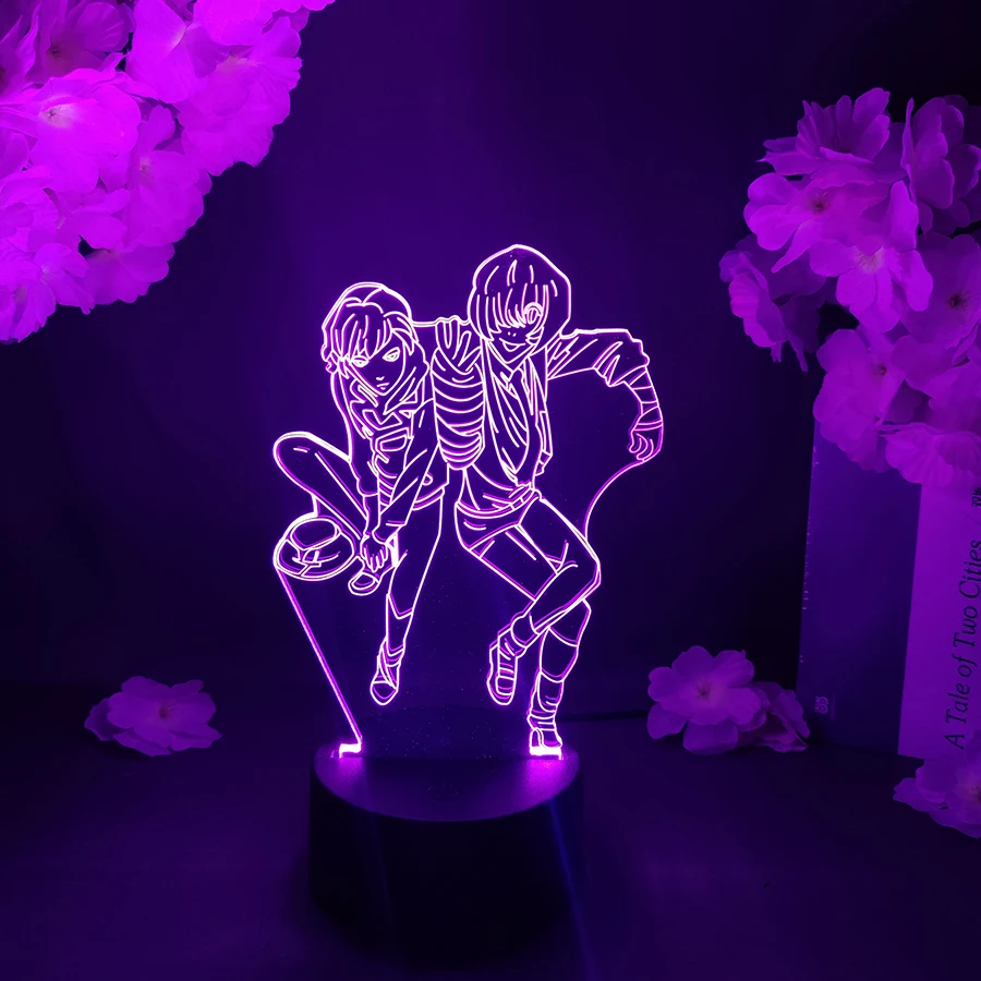 Anime Led Night Light Bungo Stray Dogs Bedroom Decor Gift Colorful ...
