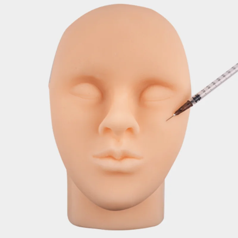 SHRFC Injection Training Mannequin Face Model,Silicone Head Facial ...