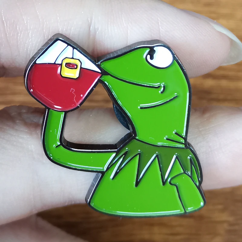 Kermit Drinking Tea
