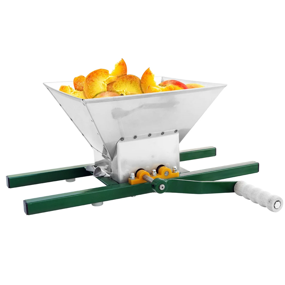 7l Fruit Crusher Breaking Pulper Apple Cider Wine Juice Press Vegetable ...