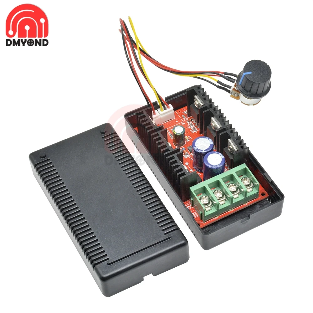 2000W DC 12V 24V 48V MAX 40A DC Motor Speed Controller PWM Voltage ...