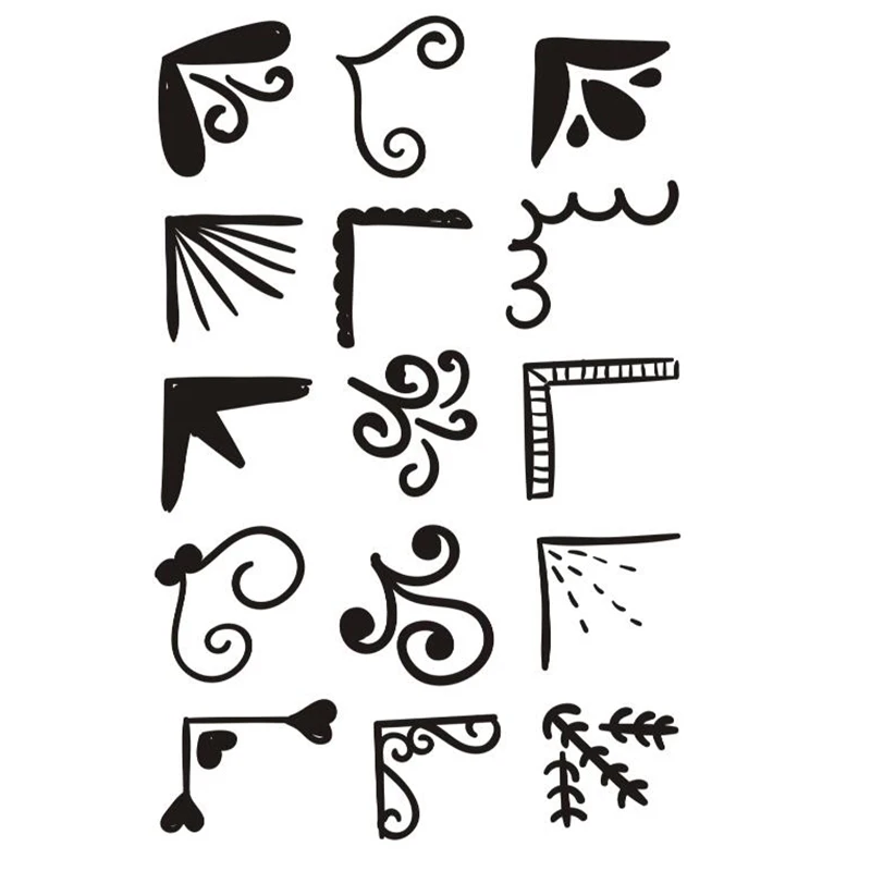 Corner Stamps Scrapbooking | Mini Scrapbooking Corner | Corner ...