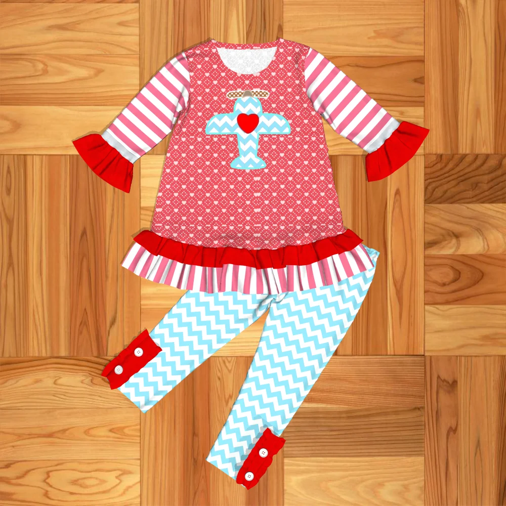 Conice nini de bebé ropa niña ropa raya impreso niños de Día de San Valentín 2GK909 1623 HY ...