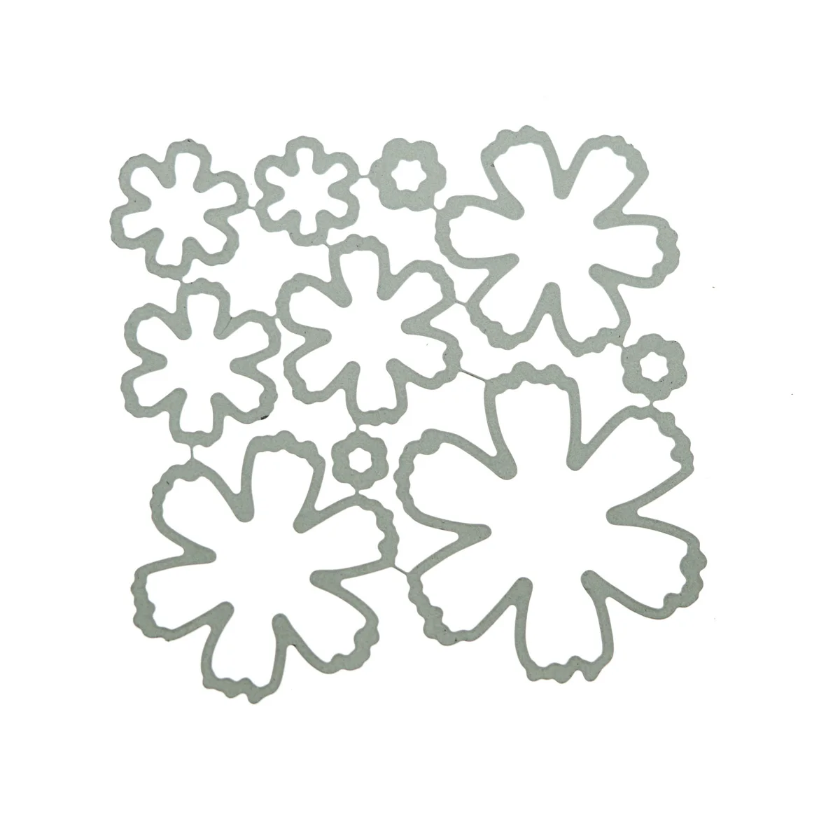 6 Petal Flower Outline