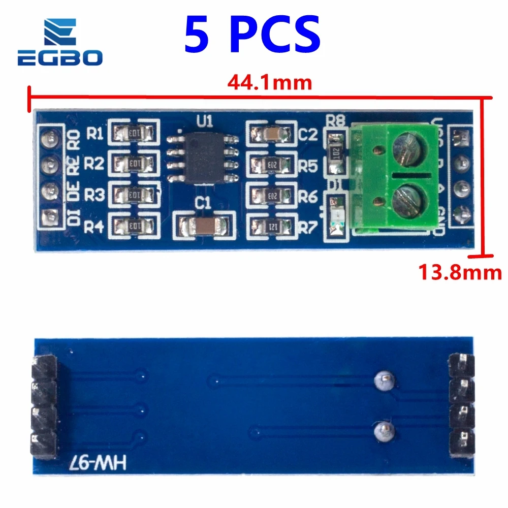 5pcs Egbo Max485 Module, Rs485 Module, Ttl Turn Rs - 485 Module, Mcu ...