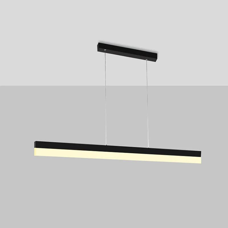 Dining Room Pendent Lamp Dine Room Light Luxury Long Linear Office Bar ...