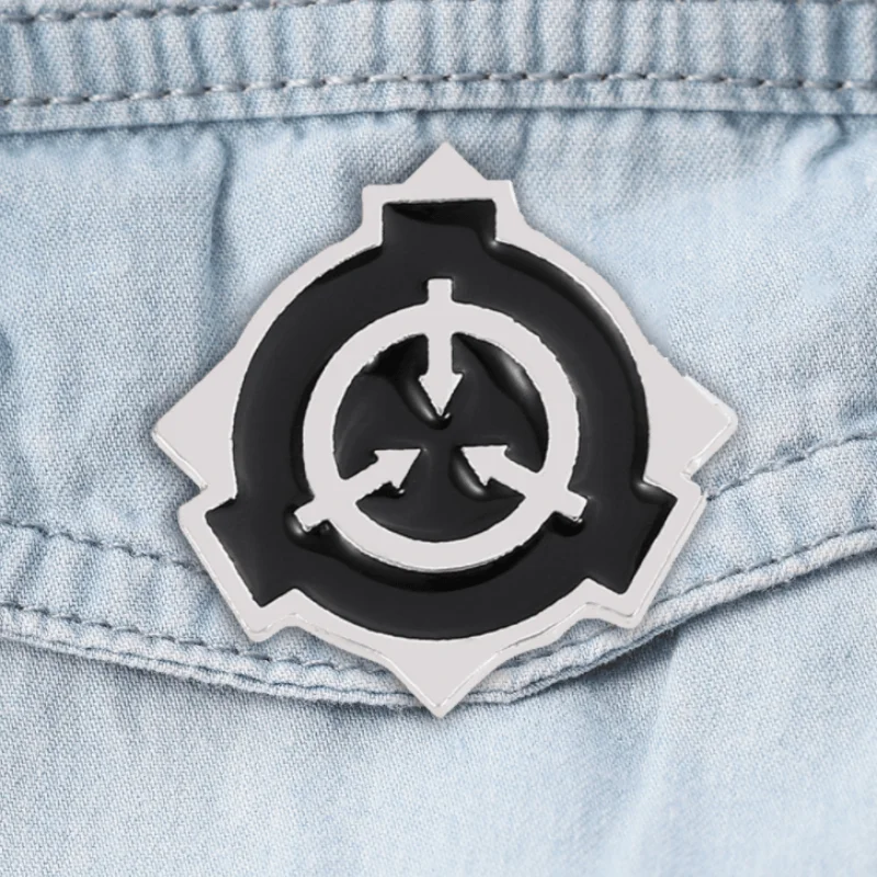SCP foundation metal badge special accommodation measures Brooch ...