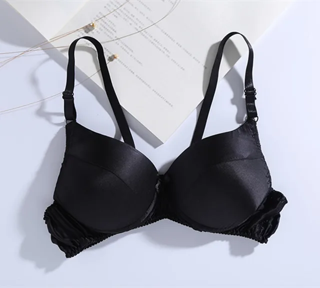 100% Mulberry Silk Spring/summer Thin Bra Double-sided Underwear Silk ...