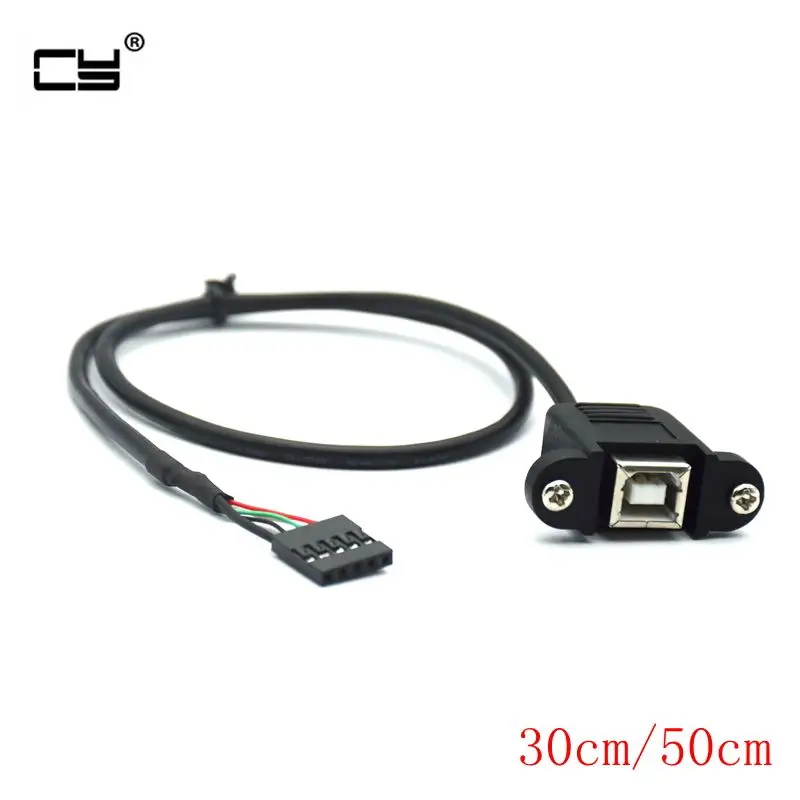 20cm-USB-2-0-B-Type-Female-socket-Printer-Panel-Mount-to-Pitch-2-0mm ...