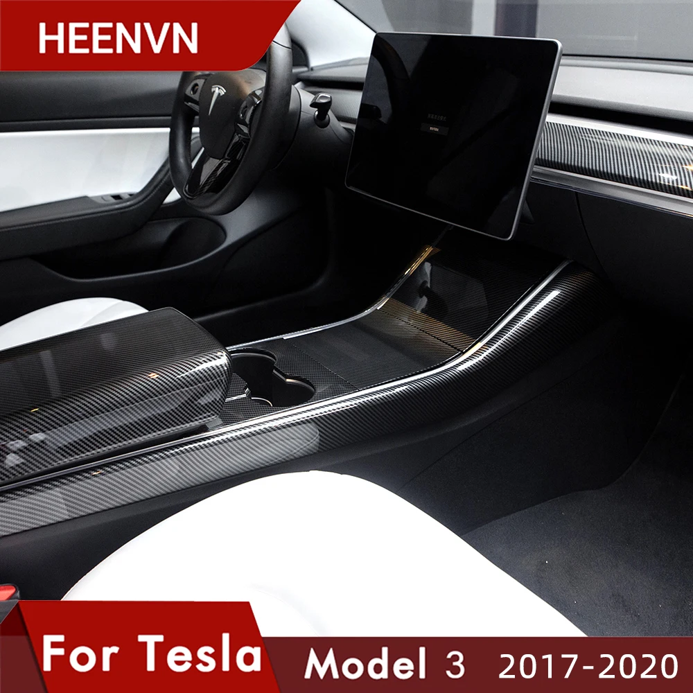 Heenvn For Tesla Model 3 2020 Central Control Panel Dashboard Central ...